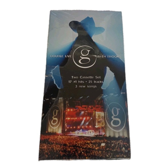 Portable Audio & Video | Garth Brooks Live 1998 Double Cassette Tapes ...